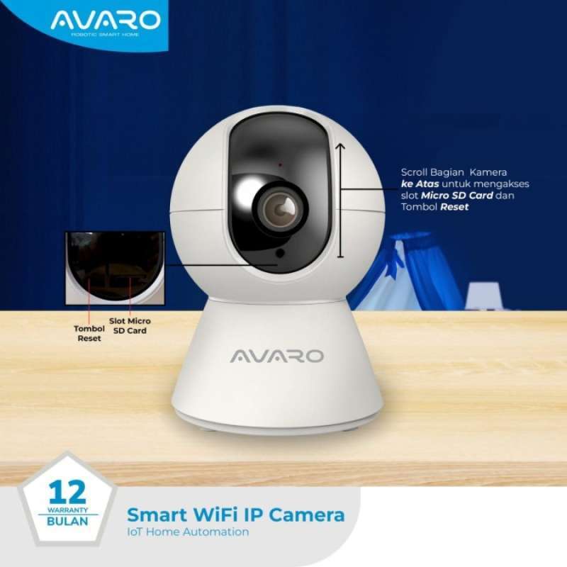 Jual Avaro Smart Indoor Ptz Ip Camera Cctv Wifi Iot Home Automation Di Seller Rumix - Cengkareng ...
