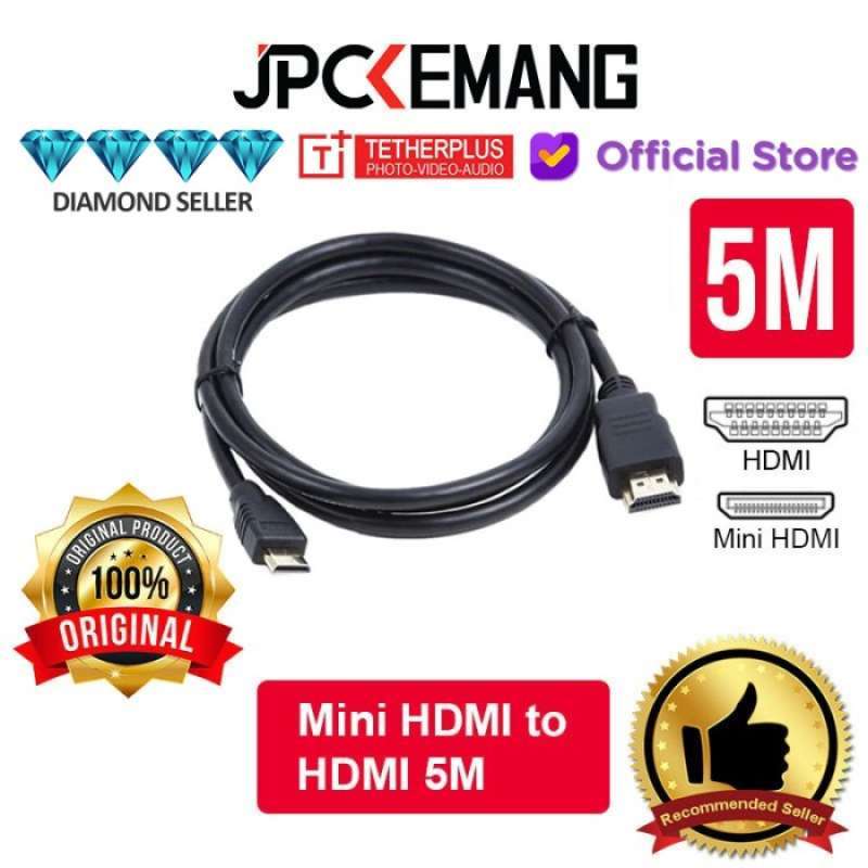 Jual Kabel Kamera Tetherplus Mini Hdmi To Hdmi 5m V1.4 Cable Original Di Seller Circlet ...