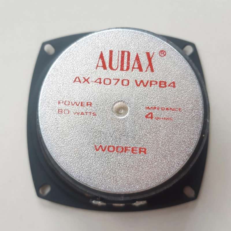 Jual Speaker 4 Inch Woofer Audax 80 Watt Original Asli 4 In Audax Di ...