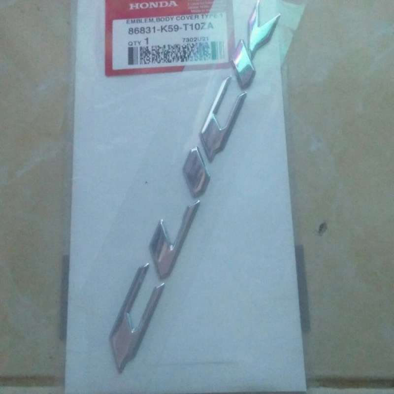 Promo Emblem Logo Label Tulisan Click Original Honda Satuan Diskon 23% ...