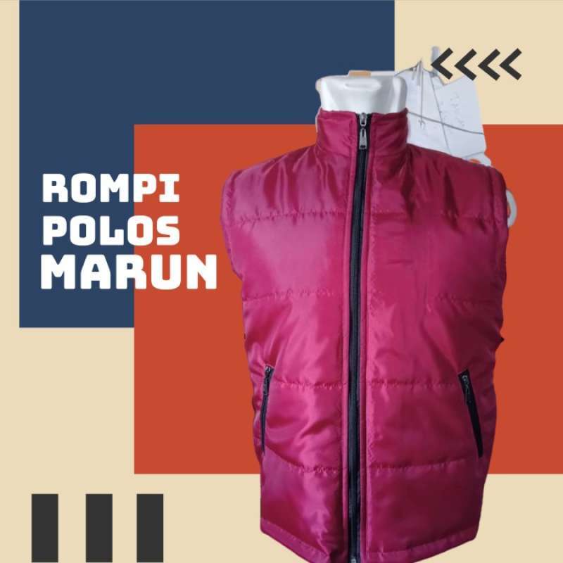 Jual Jaket Rompi Parasut Pria Vest Rompi Motor Anti Angin Ada Kantong ...