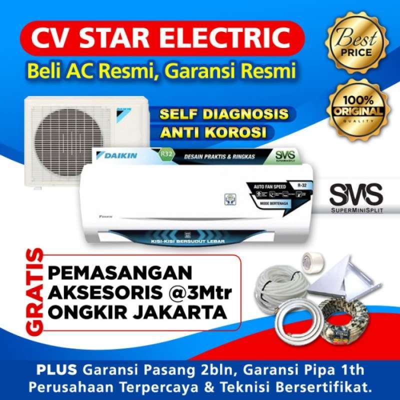 Promo Ac Daikin 1 Pk Thailand Ftc 25nv14 + Pasang Baru Diskon 2% Di ...