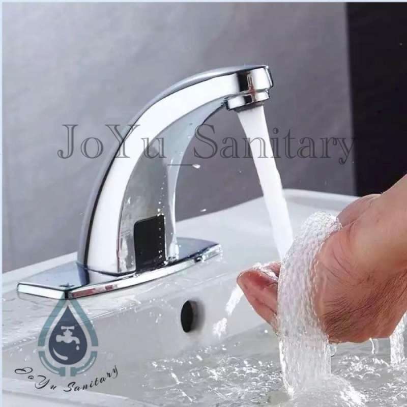 Promo Kran Sensor Wastafel Kuningan 38-keran Air Otomatis Sink Listrik ...