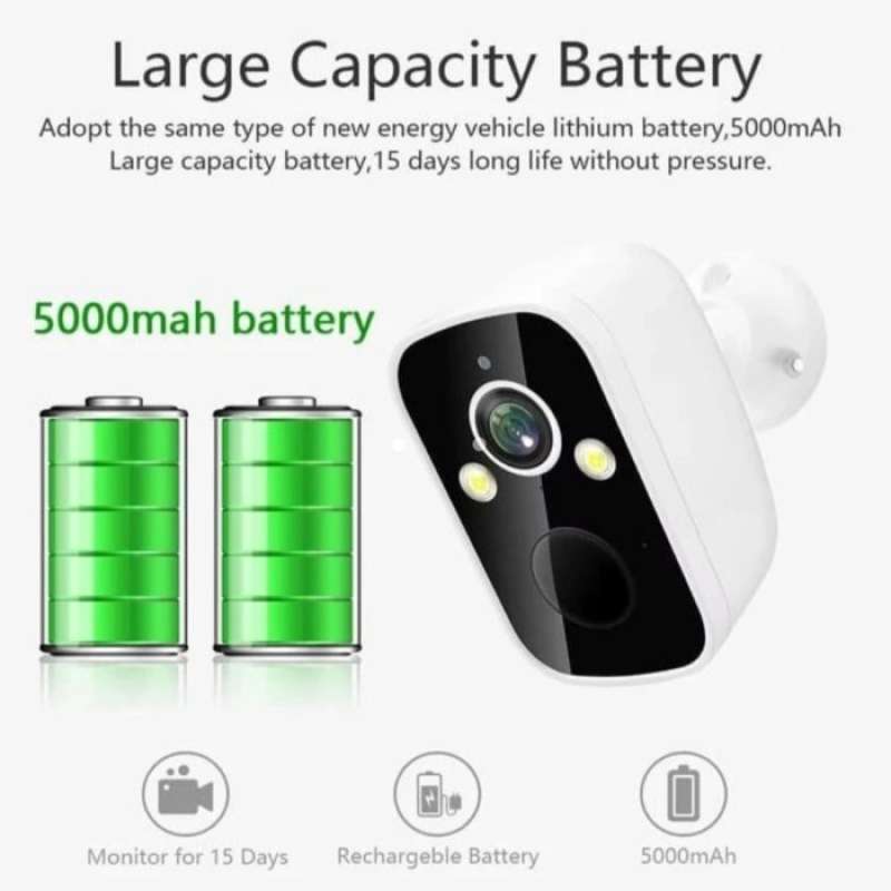 Promo Ip Camera Cctv Battery Menggunakan Kartu Sim Card 4g 2k Two-way ...