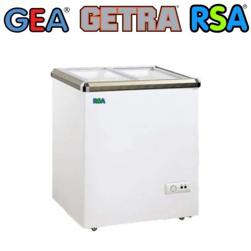 Promo Chest Freezer Rsa Xs-110 Pintu Kaca Geser Sliding Freezer Box Es ...