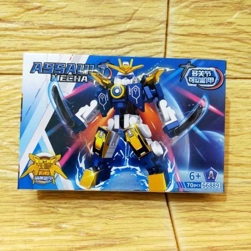 Promo Mainan Balok Susun Edukatif Brick Robot Gundam Assault Mecha Ms ...