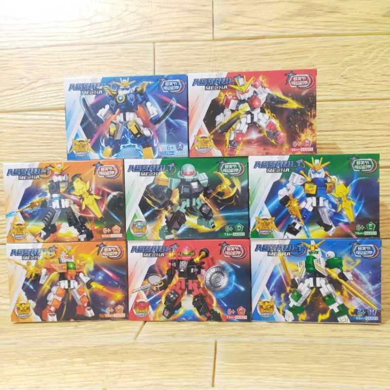 Promo Mainan Balok Susun Edukatif Brick Robot Gundam Assault Mecha Ms ...