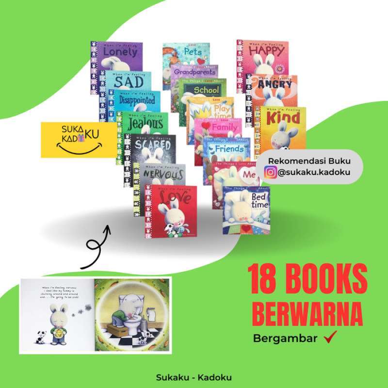 Jual When Im Feeling Book Set Trace Moroney Buku Edukasi Anak Import Di ...