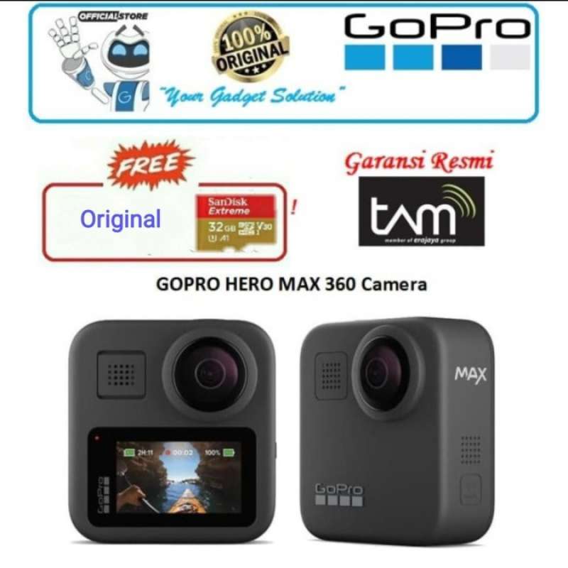 Jual Gopro Hero Max - 360 Camera Garansi Resmi Tam Indonesia Di Seller ...