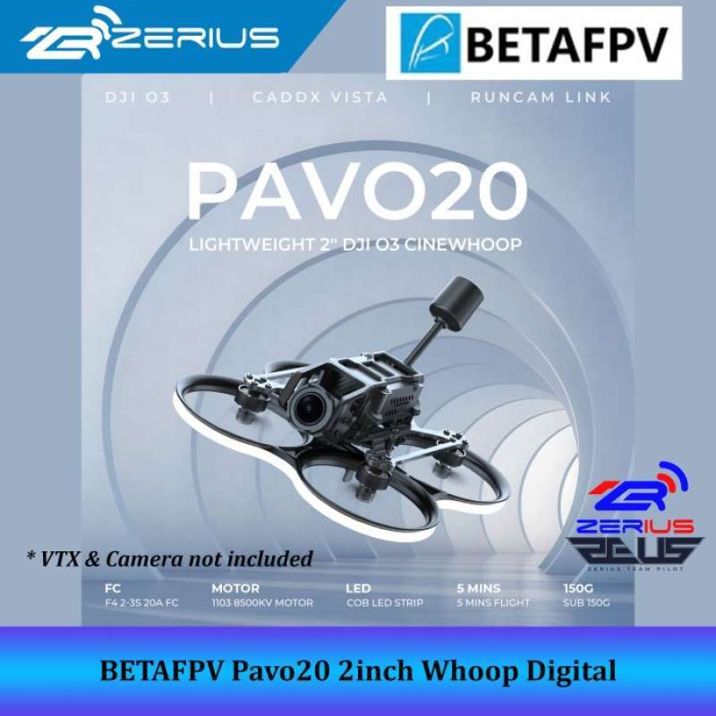Jual Betafpv Pavo20 2inch 3s Whoop Digital Dji O3 Walksnail Vista With ...