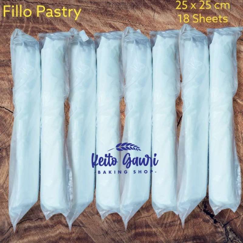 Jual Frozen Phyllo Pastry Fillo 25 X 25 Cm 300 Gram Di Seller Winter ...