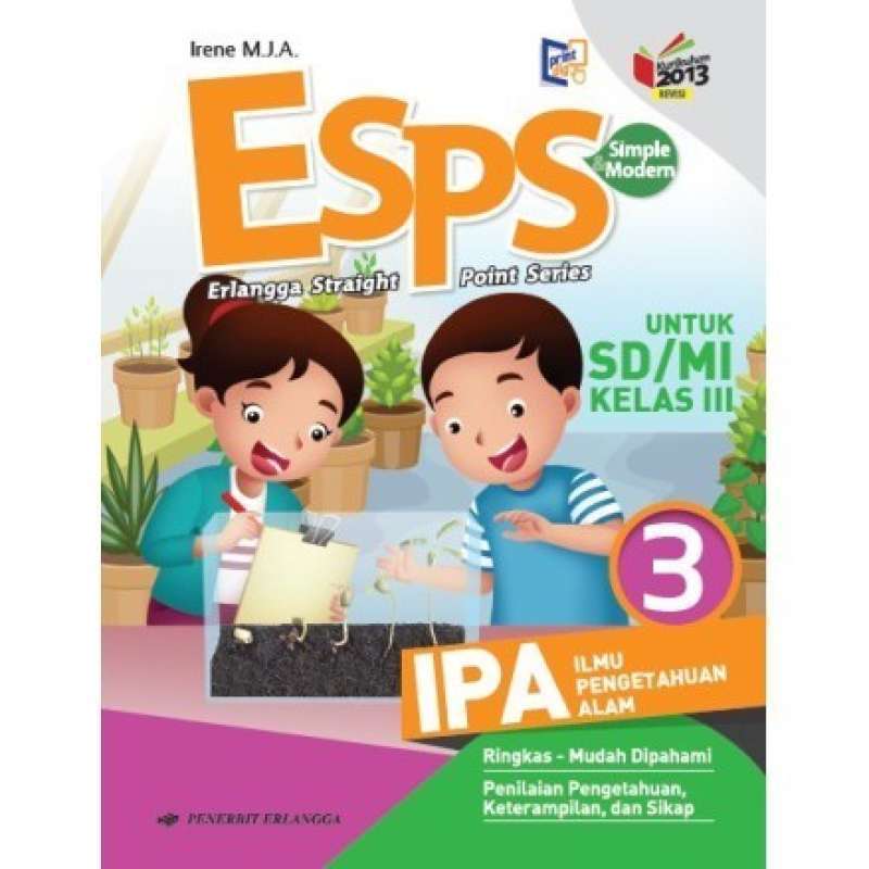 Jual Esps Ipa Sd Erlangga K13n Revisi 100% Original! - Kelas 2 Di ...