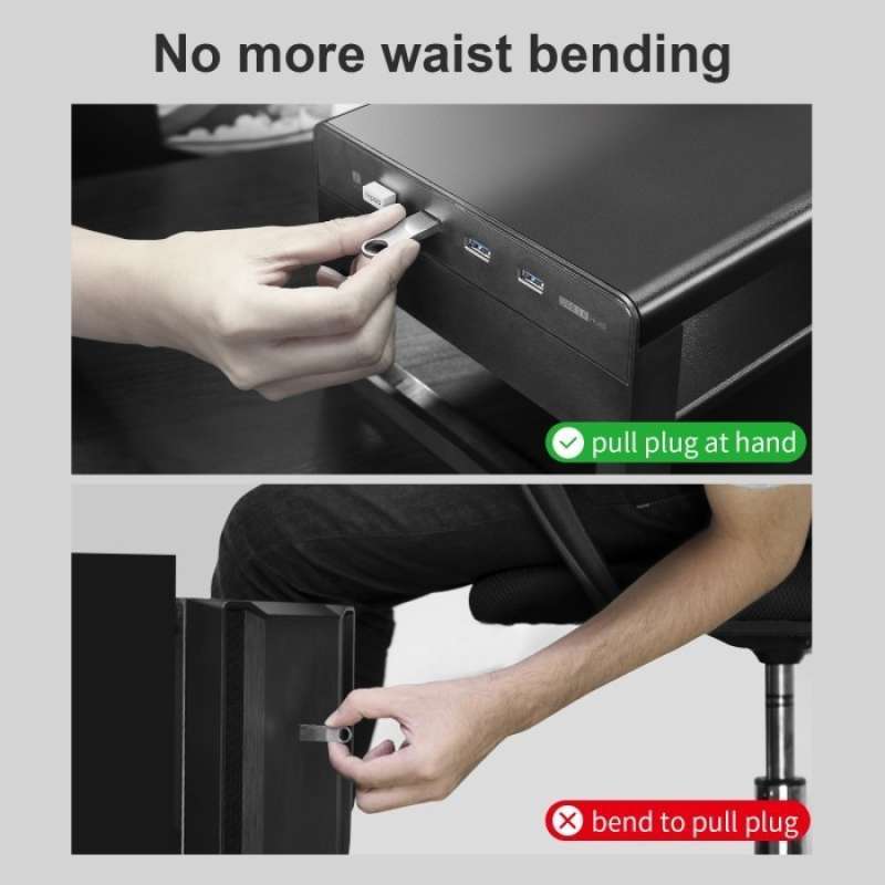 Promo Triple W Meja Laptop + 4 Usb Quick Charging| Portable Monitor ...