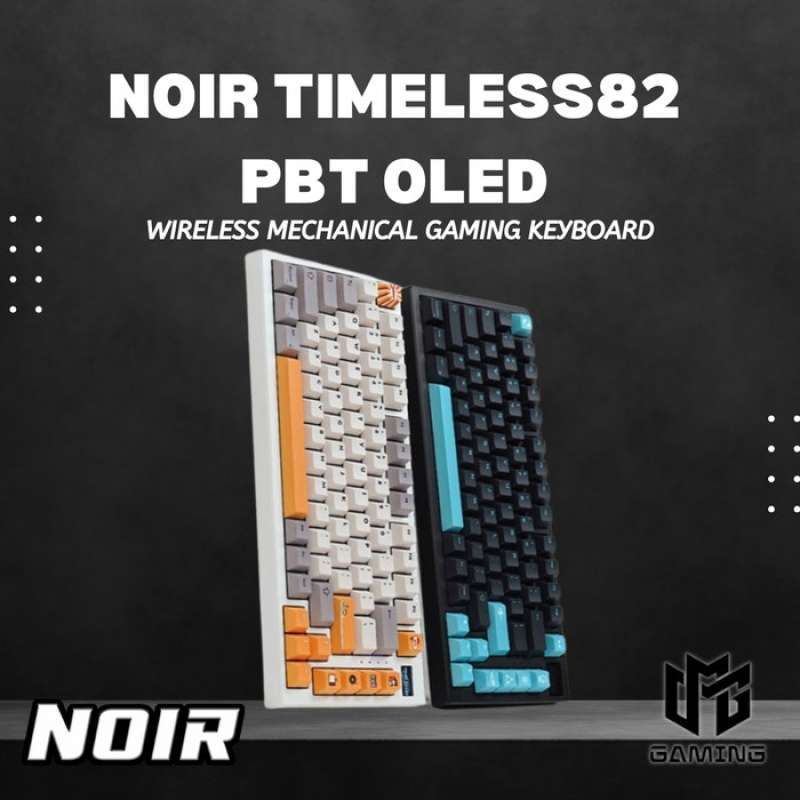 Promo Noir Timeless82 Pbt Oled Wireless Mechanical Gaming Keyboard ...