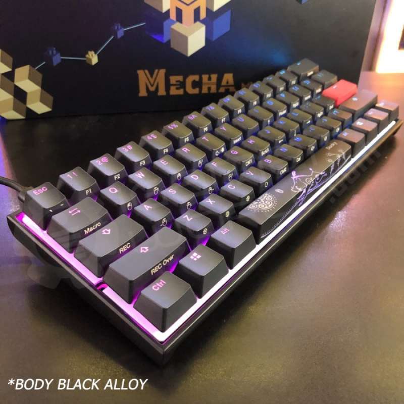 Promo Ducky Mecha Mini 60% Metal Edition Mechanical Gaming Keyboard ...