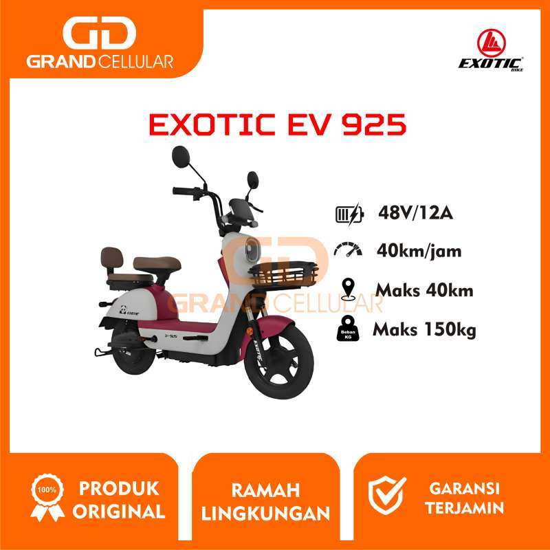 Jual Sepeda Listrik Exotic Ev 926 - Ev 925 500 Watt Garansi Resmi - Pink Ev 925 Di Seller Grand ...
