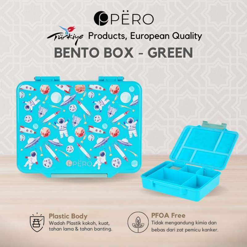 Promo Whs - Pero Kids Bento Lunch Box 1300ml Tempat Makan Anak Sekat ...