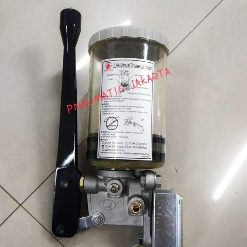 Promo Grease Manual Lubricator Clha-35 1000cc Chenying Diskon 23% Di ...