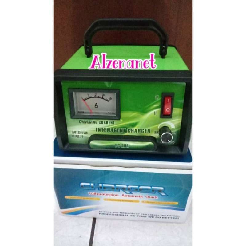 Promo Battery Charger Accu 12v 20amps Hc-20a Cas Aki Otomatis Diskon 23 ...