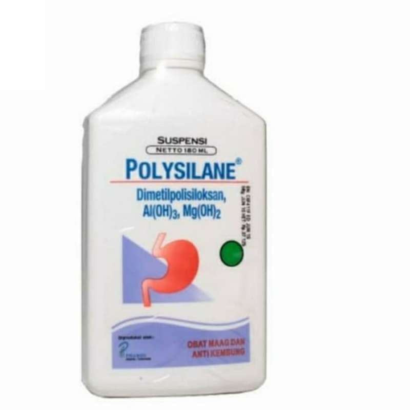Jual Polysilane Cair 180 Ml (besar) Obat Mag Dan Kembung Di Seller ...