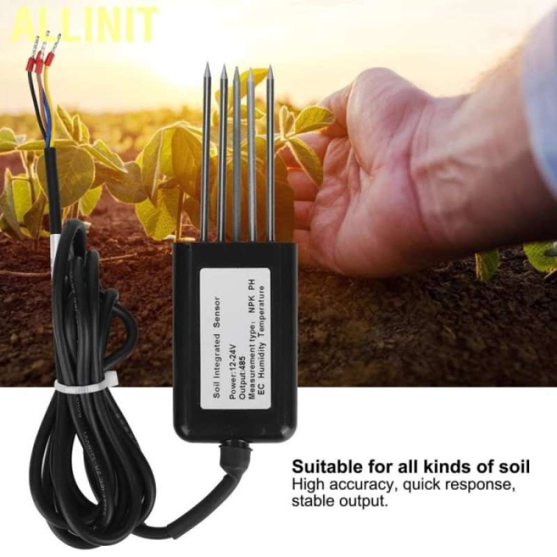 Jual Soil, Npk, Ph, Ec, Temperature And Humidity Agricultural Sensor ...