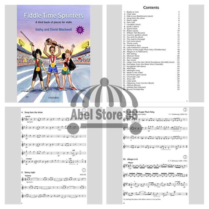 Jual Fiddle Time Jogger/runner/sprinter Buku Belajar Biola Violin Pemula - Runners Di Seller ...