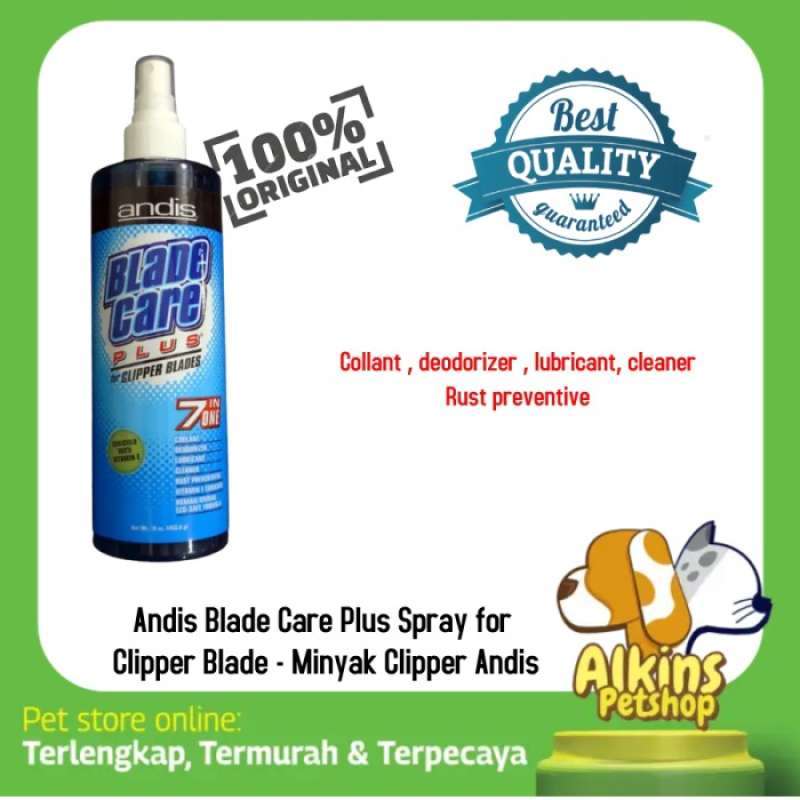 Promo Andis Blade Care Plus Ori 16oz Spray / Pembersih Blade Minyak ...