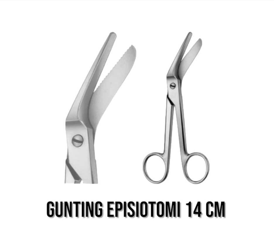 Jual Gunting Episotomi Braun-stadler 14cm//gunting Episiotomi 14 Cm Di ...