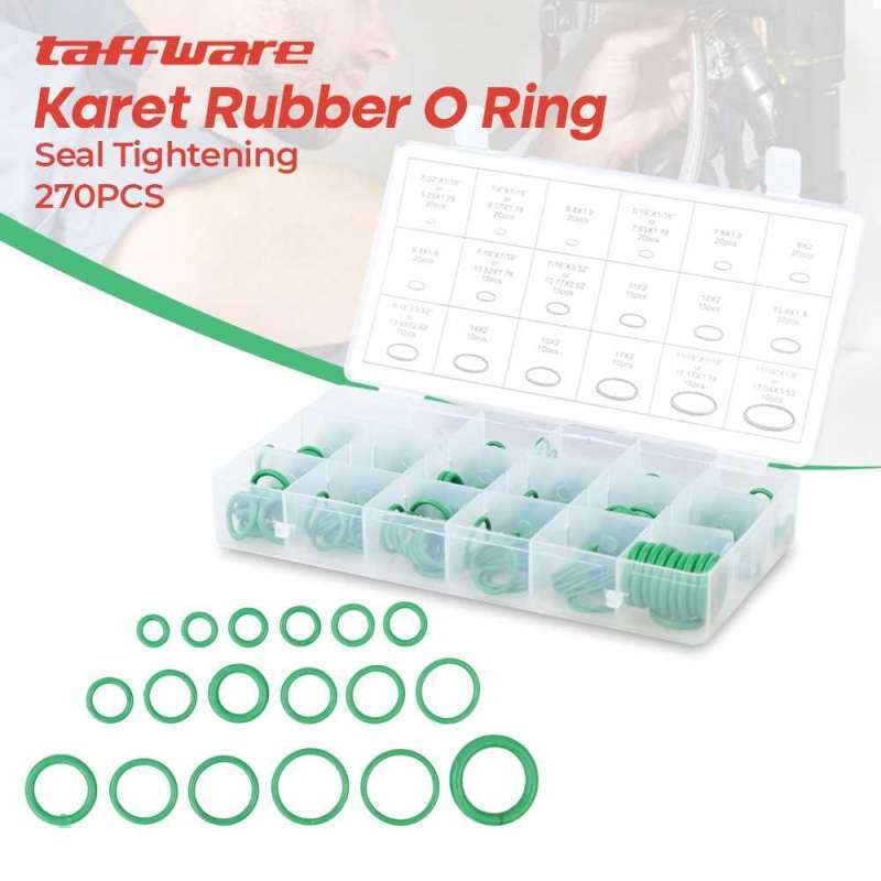 Jual Karet Rubber O Ring Seal Gasket Sil Tightening 270pcs W-8085 Pompa Aquarium Portable Sedot ...