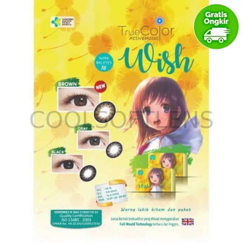 Jual Softlens Wish Normal / Soflen True Color Wish / Soflens Wish Big ...