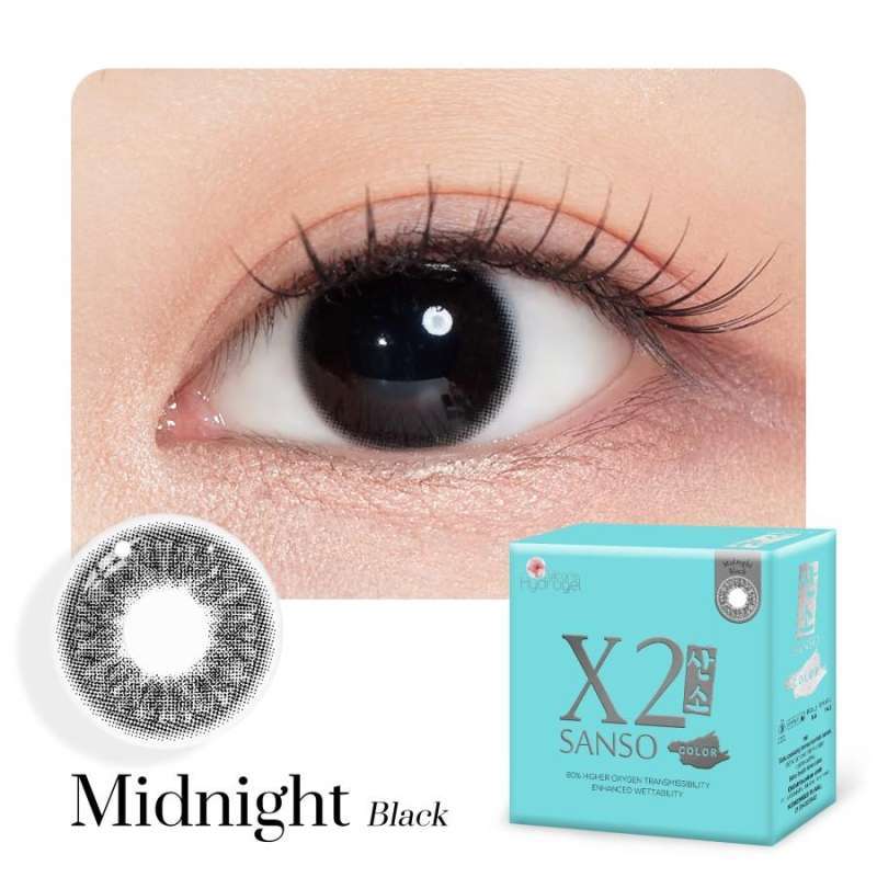 Jual Softlens New X2 Sanso Color 14,2mm Normal / Soflen Sanso ...