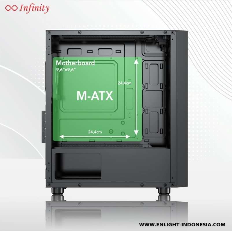 Promo Casing Infinity Horus V2 - Micro Atx Case With Coolest Airflow ...