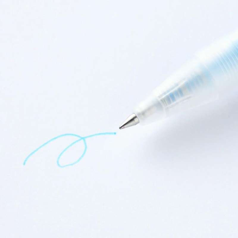 Jual Muji Knock Type Gel Ink Pen 0.5mm Pulpen Original Muji - Light ...