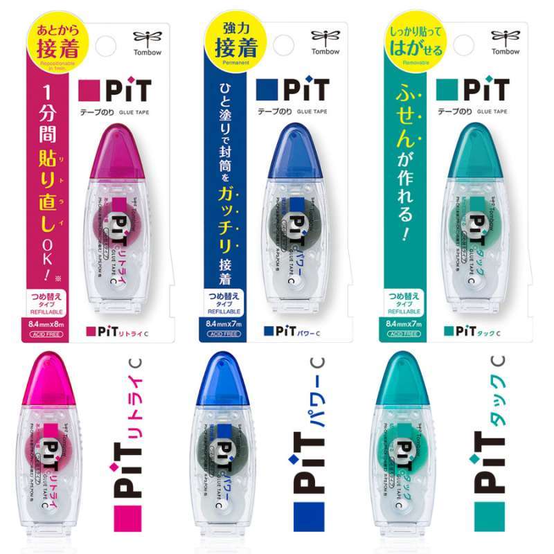 Jual Tombow Mono Pit Tape Retry Power Tack Glue Tape Adhesion Lem ...