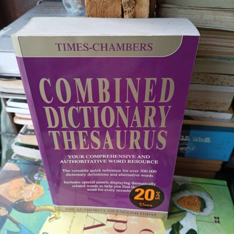 Jual Buku Combined Dictionary Thesaurus Times- Chambers Di Seller Rumix ...