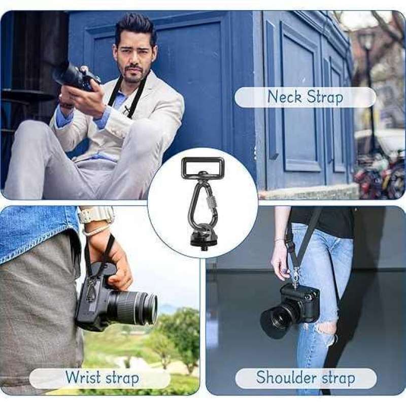 Jual Dslr 1/4 Inch Screw Thread Adaptor Sling Hook Quick Release Rv77 ...