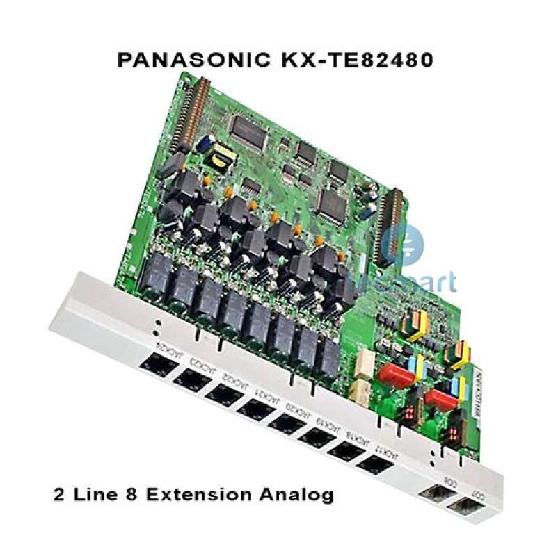 Promo Card Pabx Kx-te82480 Expansion Pabx 2 Line 8 Extension New Baru ...