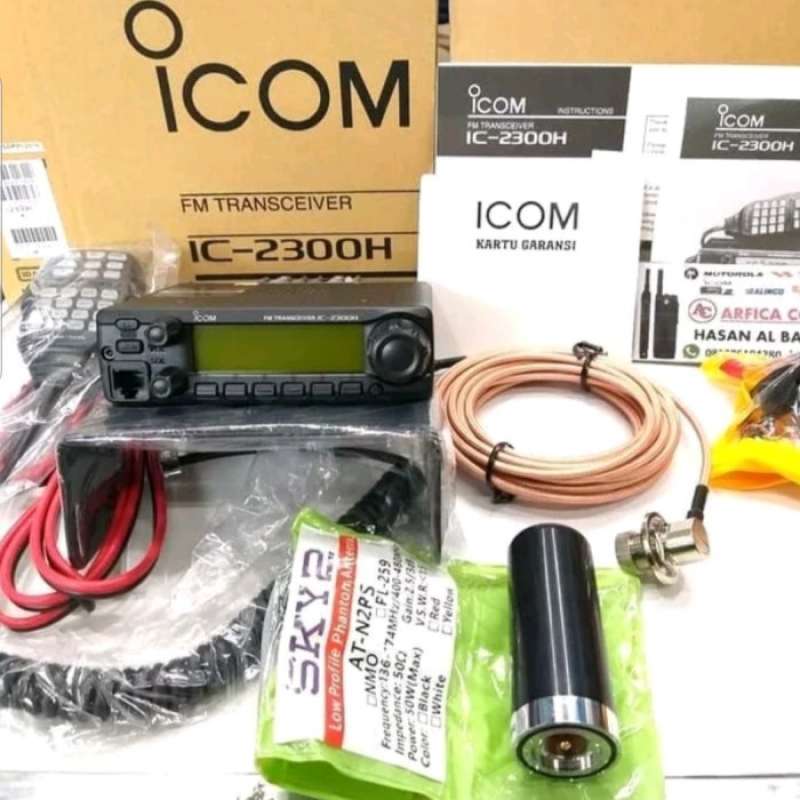 Promo Radio Rig Icom 2300h Paket Full Set Antena Mobilicom 2300h Baru Diskon 3% Di Seller ...