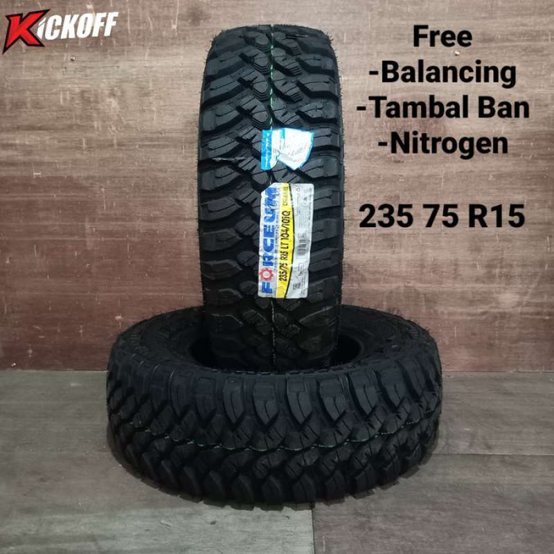 Promo Ban Mobil Pacul 235 75 Ring 15 Merek Forceum Mt08 Ban Offroad R15 ...