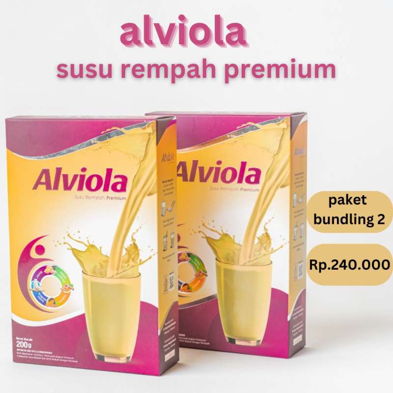 Jual Paket 2 Box Alviola Susu Rempah Premium Solusi Atasi Kolestrol Nyeri Sendi Dan Tulang ...