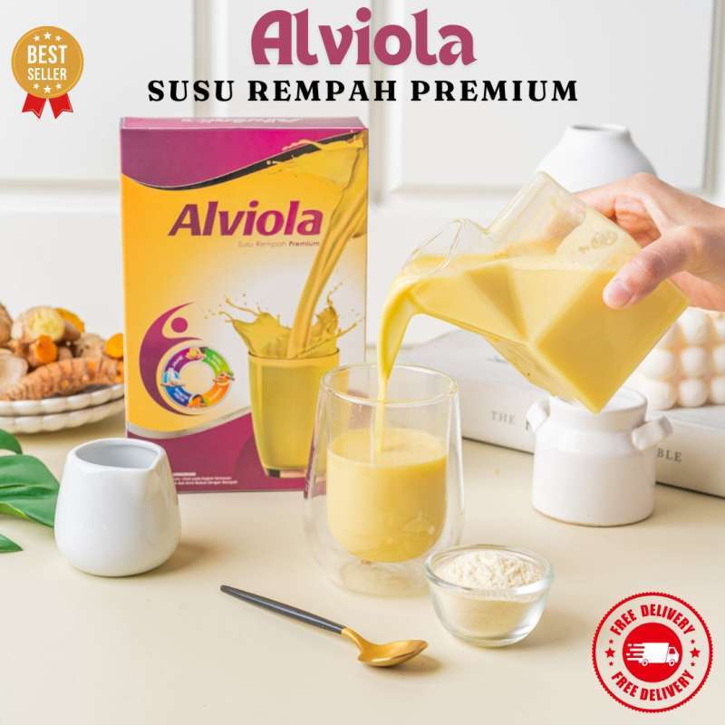 Jual Paket 2 Box Alviola Susu Rempah Premium Solusi Atasi Kolestrol ...