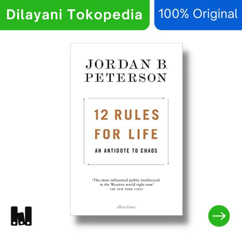 Jual 12 Rules For Life - Jordan B. Peterson Original English Version Di ...