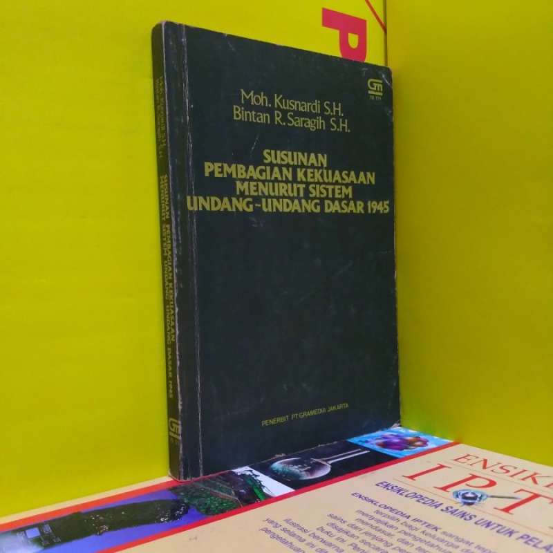Jual Susunan Pembagian Kekuasaan Menurut Sistem Undang-undang Dasar ...