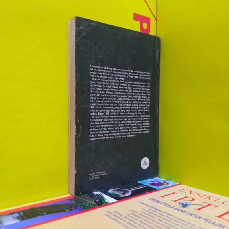 Jual Susunan Pembagian Kekuasaan Menurut Sistem Undang-undang Dasar ...