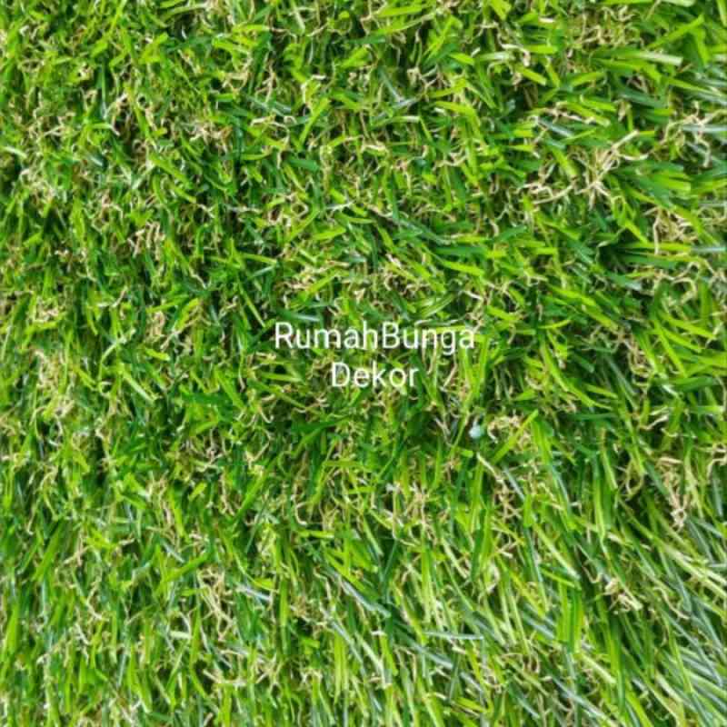 Promo Karpet Rumput Sintetis Palsu 1 X 25 Meter Terbaru - Hijau Jerami ...