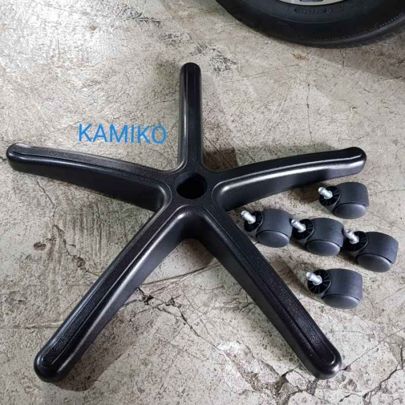 Promo Kaki Kursi Kantor Pp 320mm + Roda Tancap Nylon Terbaru Diskon 37% ...