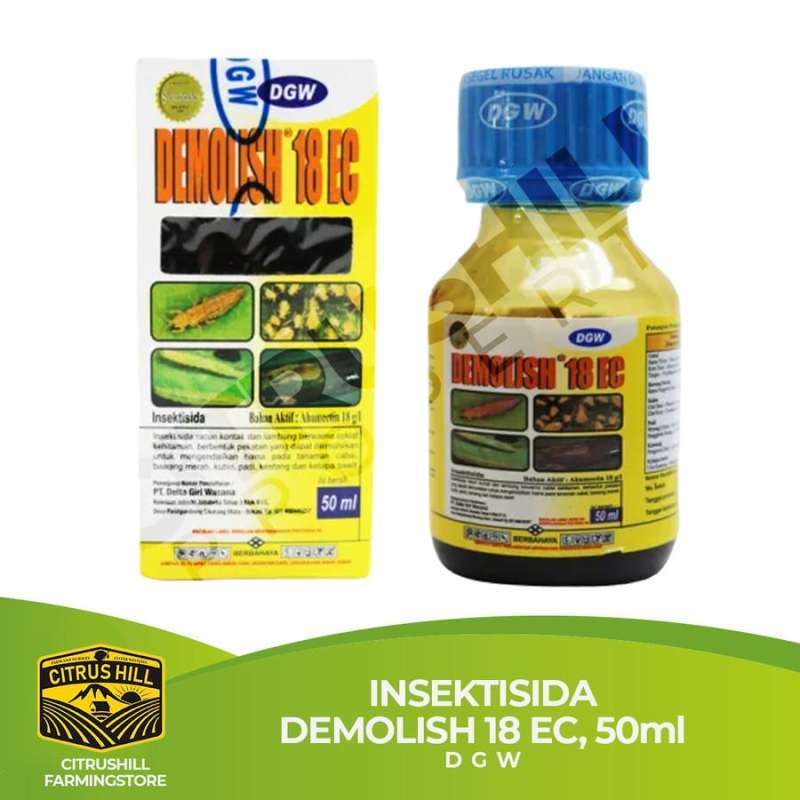Jual Insektisida Demolish 18 Ec 50ml - Abamektin Pembasmi Hama Serangga ...