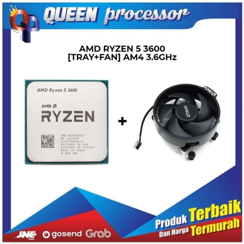 Promo Amd Ryzen 5 3600 Tray Am4 3.6ghz + Fan Diskon 23% Di Seller ...
