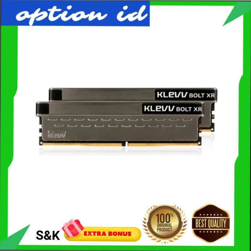 Promo Memory Ram Klevv Bolt Xr 16gb | 8gbx2 Ddr4 3600 Mhz Diskon 23% Di Seller Scrollbox Store ...