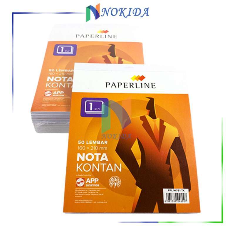 Jual Nokida Nota Barang Paperline (1 Pack/10 Pcs) / Nota Bon Belanja ...
